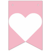 Its A Girl Preppy Bunting Bunting Flags | Zazzle