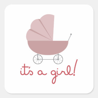 Its A Girl Stickers | Zazzle