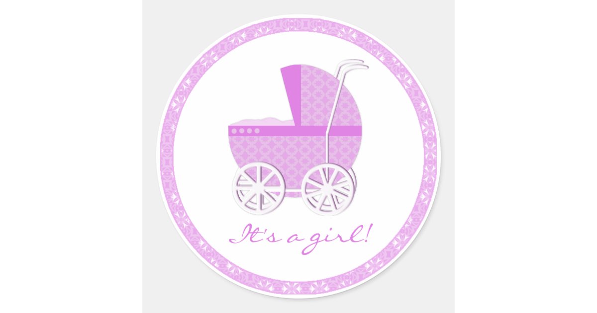 Its a Girl Stickers | Zazzle