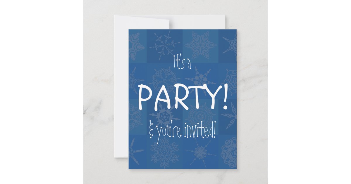It's a PARTY! & You're Invited! Invitation | Zazzle