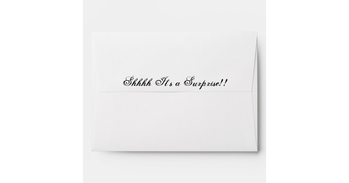 It's a Surprise! Envelope | Zazzle
