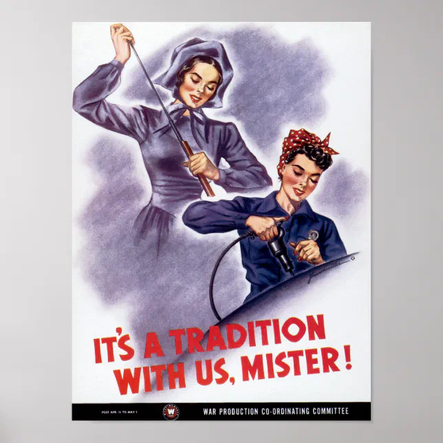 It's a Tradition with Us, Mister! Poster | Zazzle