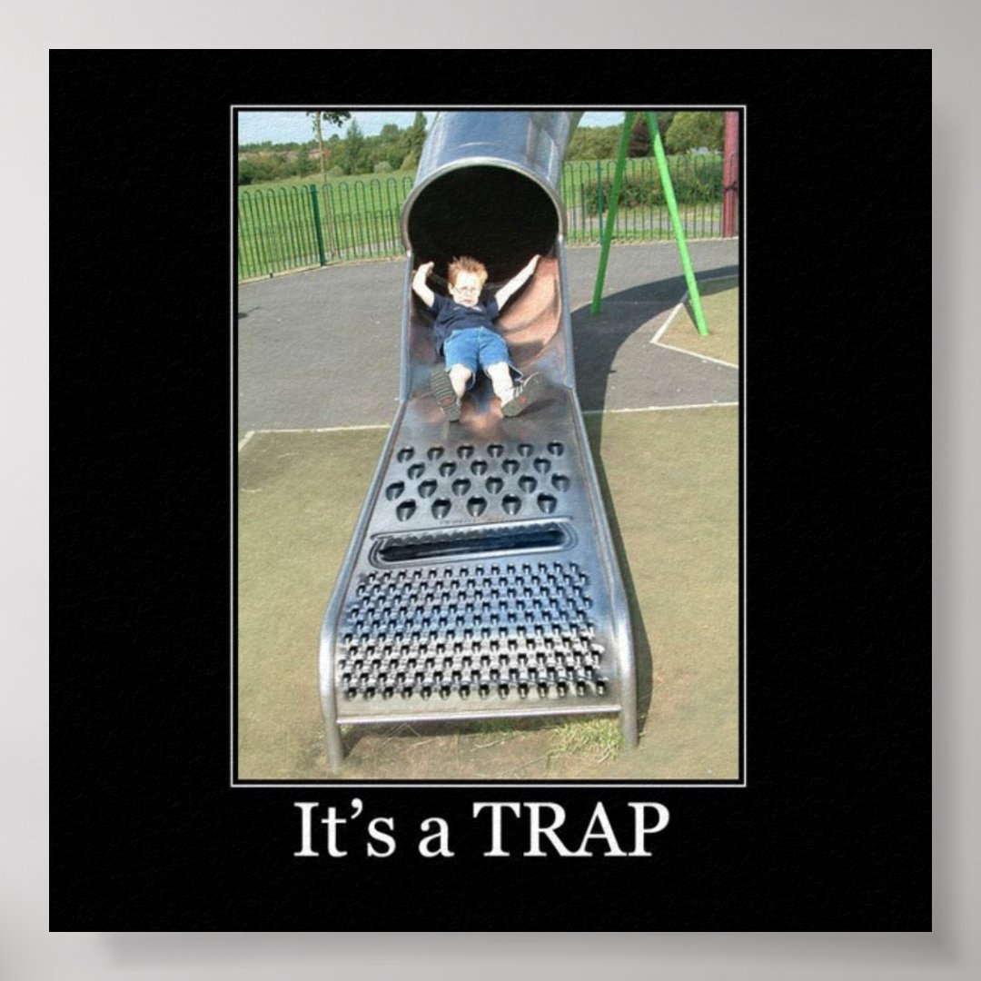 It's a TRAP Poster | Zazzle