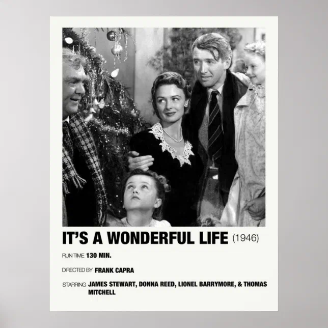 Its a Wonderful Life 1946 Alternative Film Poster | Zazzle