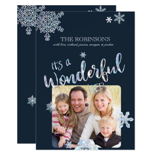 Its a Wonderful Life Christmas Photo Card | Zazzle.com
