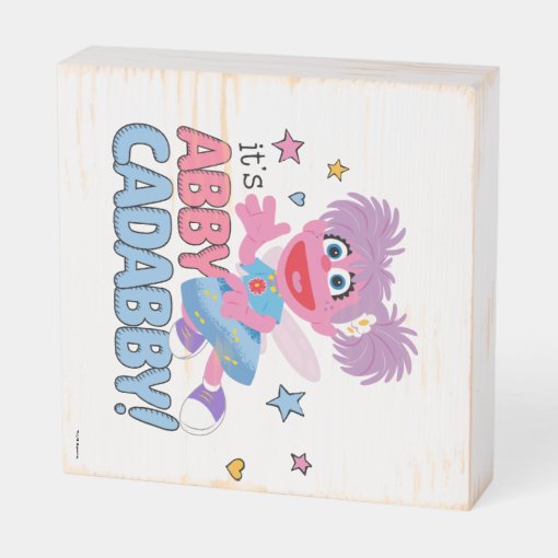 It's Abby Cadabby! Wooden Box Sign | Zazzle