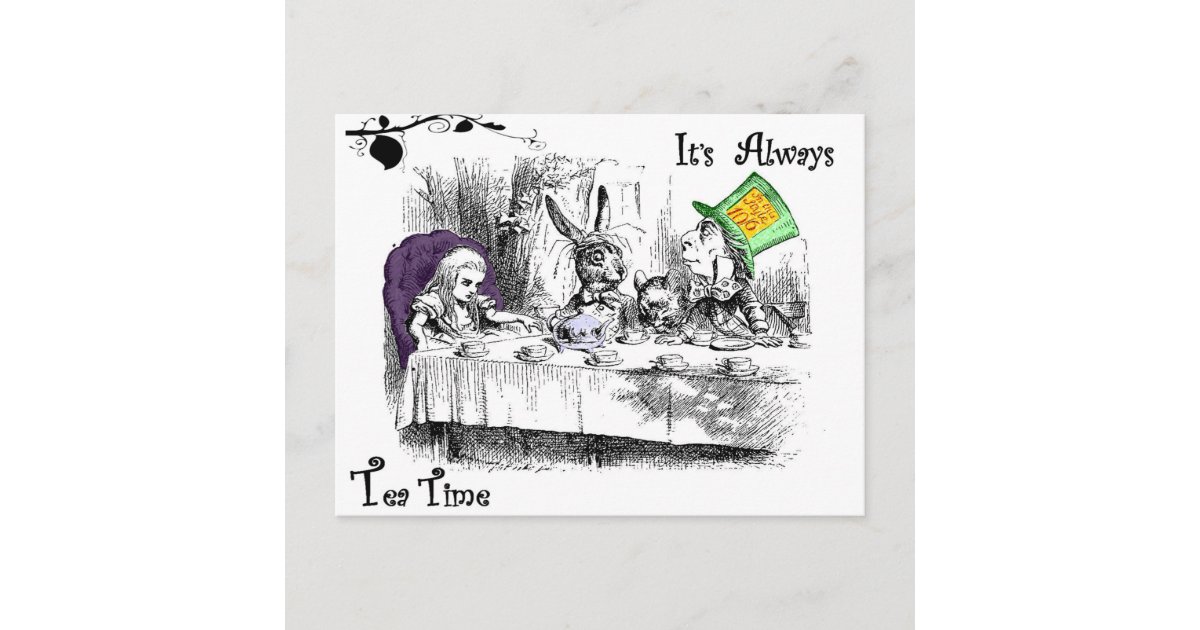It's Always Tea Time Postcard | Zazzle
