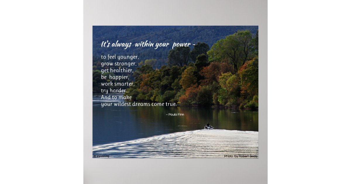 It's always within your power...Poster Poster | Zazzle
