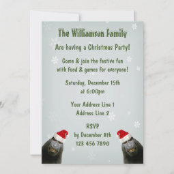 It's Christmas! Let's Go Ape!! Invitation | Zazzle
