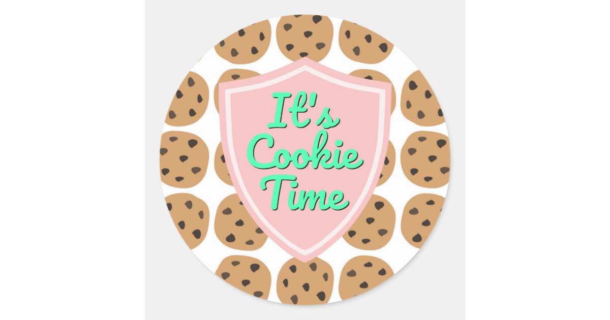 It's cookie time Troop Beverly Hills Classic Round Sticker | Zazzle