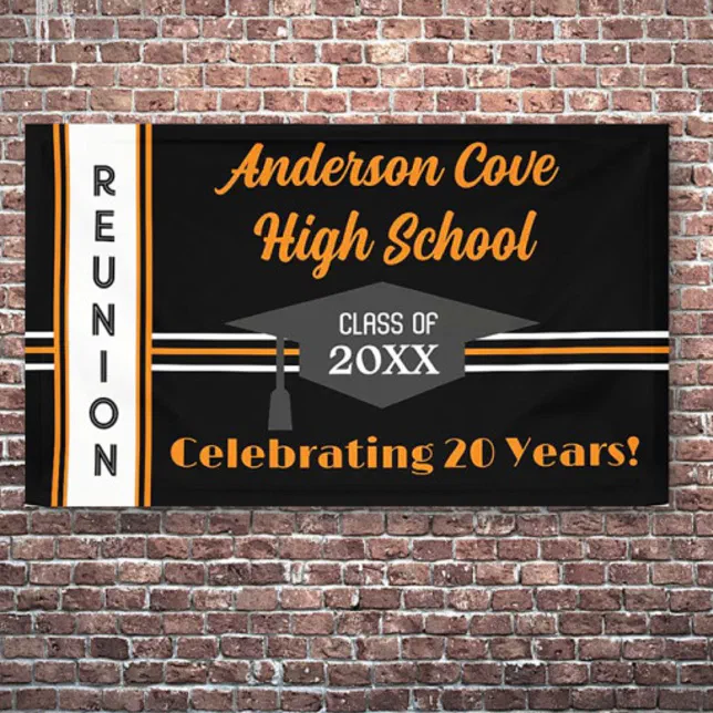 It's Customized! Trendy Class Reunion Banner | Zazzle