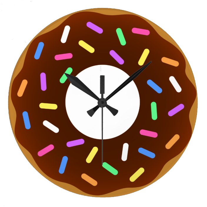 It's Donut Time Clock | Zazzle.com