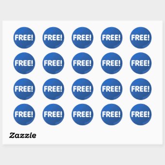 It's Free! Sticker | Zazzle