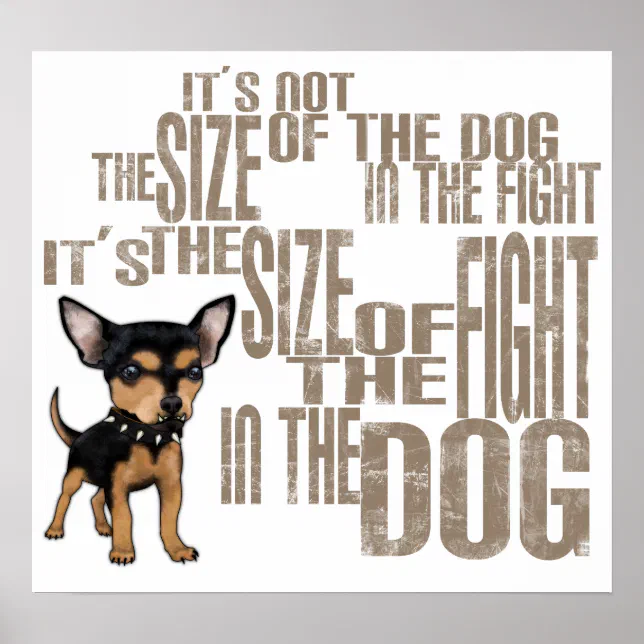 It's Not The Size Poster | Zazzle
