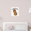 It's Nut My Fault Funny Peanut Pun Poster | Zazzle