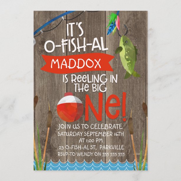Fish Birthday Invitations | Zazzle