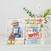 Its O-fish-al Photo First Birthday Invitation | Zazzle