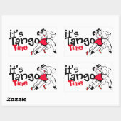 It's Tango Time Rectangular Sticker | Zazzle