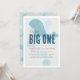 It's the Big One Blue Whale 1st Birthday Invitation | Zazzle