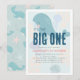 It's the Big One Blue Whale 1st Birthday Invitation | Zazzle