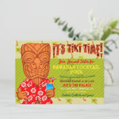 It's Tiki Time Luau Cookout Party Invitation | Zazzle