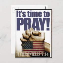 It's Time to Pray Postcard | Zazzle