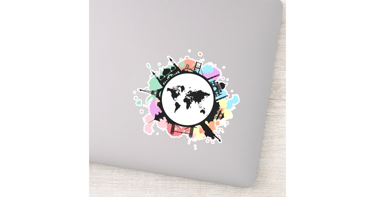 It's travel time sticker | Zazzle