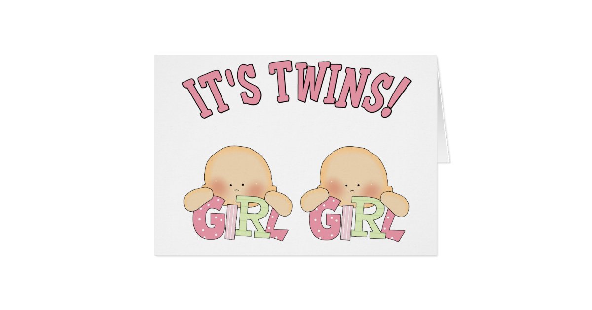 It's Twins! (GIRL GIRL) | Zazzle