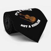 It's Viola Not Violin - Funny Musician Instrument Neck Tie | Zazzle