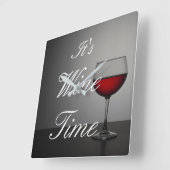 It's Wine Time Wall Clock | Zazzle