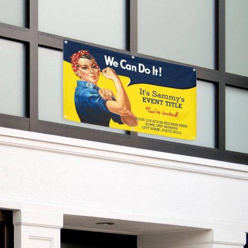 It's Your Personalized Rosie Party signage Banner | Zazzle