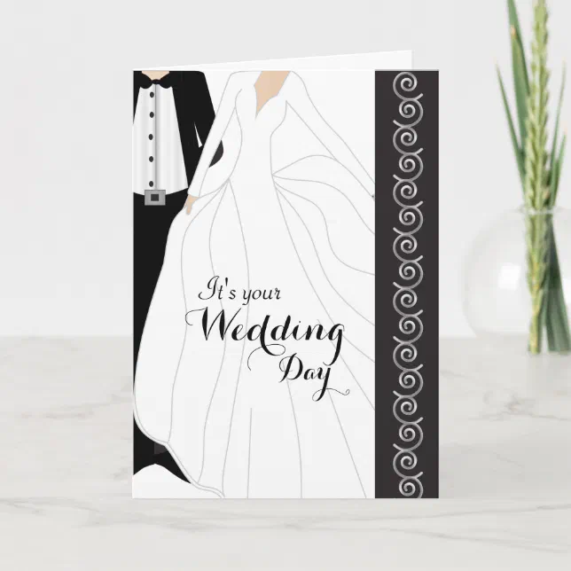 It's Your Wedding Day - Congratulations Card | Zazzle