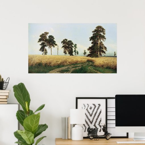 Ivan Ivanovich Shishkin (1832 - 1898) Rye Poster | Zazzle