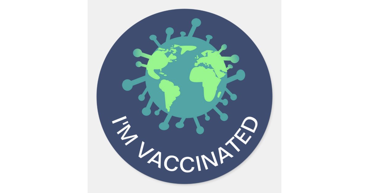 I've Been Vaccinated Covid Vaccine Classic Round Sticker | Zazzle