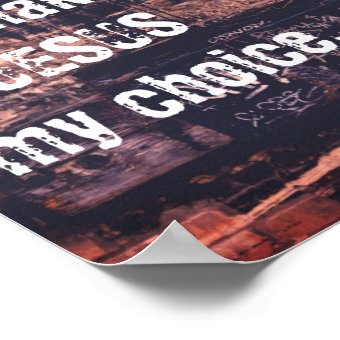 I've Decided To Make Jesus My Choice Poster | Zazzle