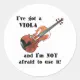 I've Got a Viola Classic Round Sticker | Zazzle