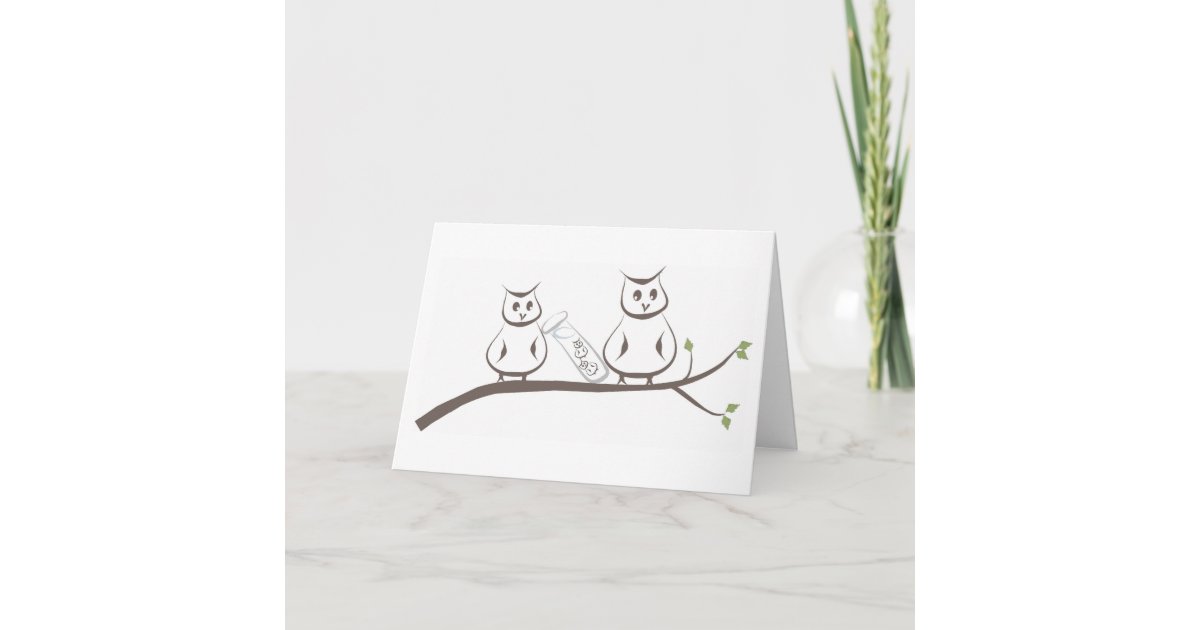 IVF Good Luck Infertility Greeting Card | Zazzle.com