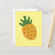 IVF Pineapple | Modern Cute Yellow Infertility Postcard | Zazzle