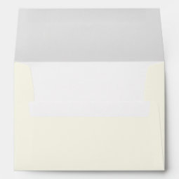 Ivory A7 Envelope 5x7 with return address | Zazzle