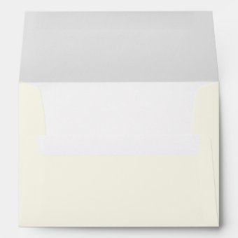 Ivory A7 Envelope 5x7 with return address | Zazzle