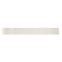 Ivory and Gold Geometric Floral Ribbon | Zazzle