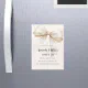 Ivory bow elegant Sweet 16 luxury Magnetic Invitation | Zazzle