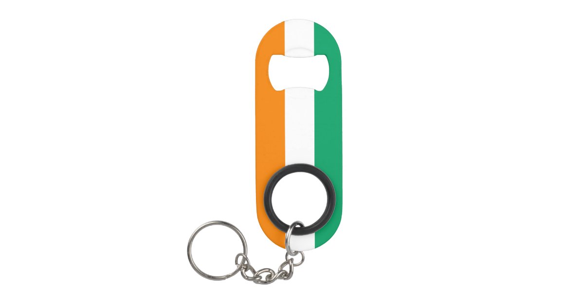 Ivory Coast Flag Keychain Bottle Opener | Zazzle