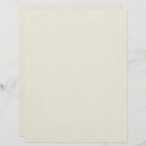 Ivory cream linen printed texture scrapbook paper | Zazzle