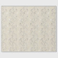 Ivory Crystal Laurel Floral Silver Diamonds Wrapping Paper | Zazzle