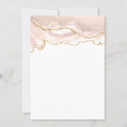 Ivory Gold Agate Sweet 16 Birthday Party Invitation | Zazzle
