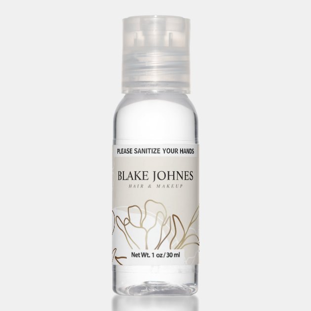 Hand sanitizer white gold store