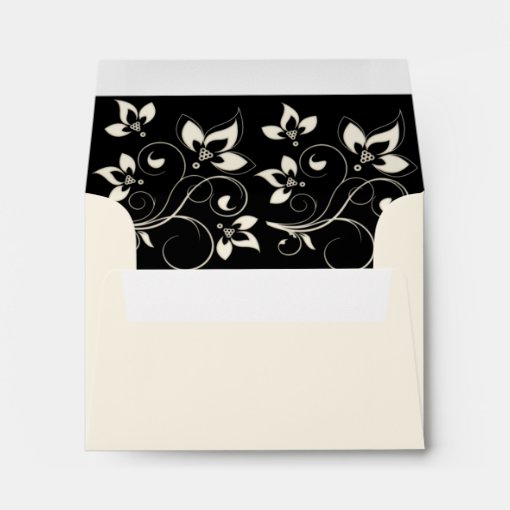 Ivory Return Address A2 Envelope for RSVP Card | Zazzle