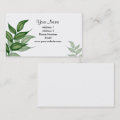 Ivy Leaves Business Cards | Zazzle