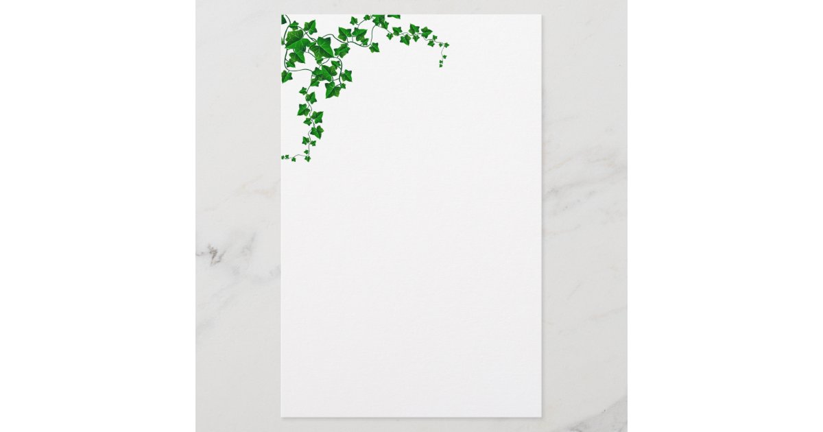 Ivy Stationery Paper | Zazzle